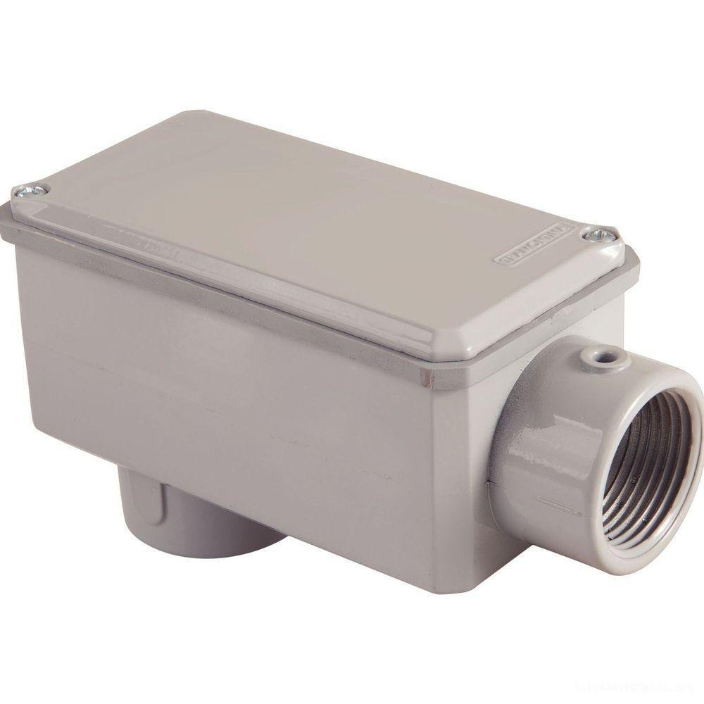 Condulete Fixo 1" Tipo Ll Tramontina com Tampa e Rosca Npt com Pintura ...