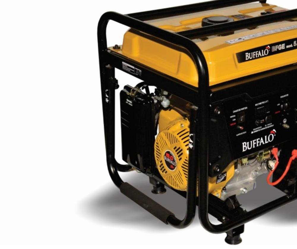 Motogerador Gasolina Buffalo Plus 5KVA Monofásico 115/230V Partida ...