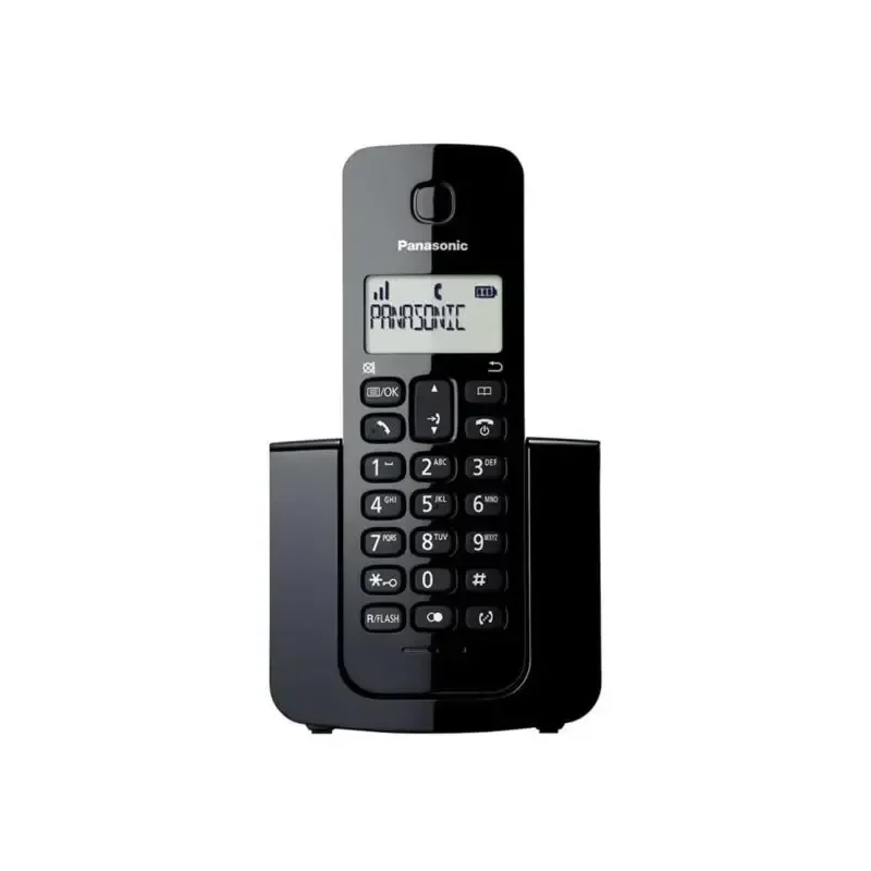 Telefone sem Fio Panasonic Kx Tgb110lab 1.9ghz 1 Base Dect Digital Preto | MadeiraMadeira