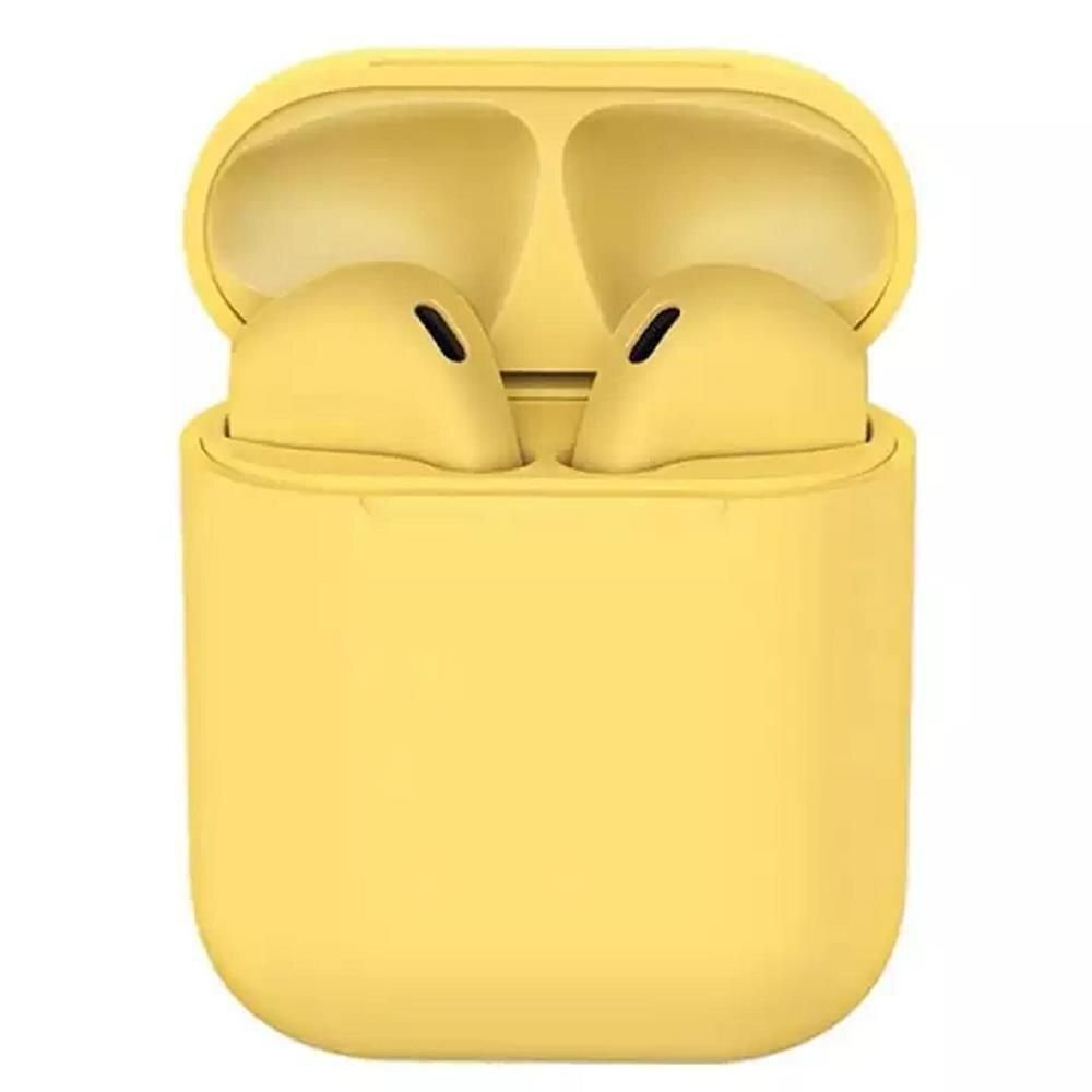 Fone de Ouvido sem Fio Bluetooth Inpods Color - Amarelo | MadeiraMadeira