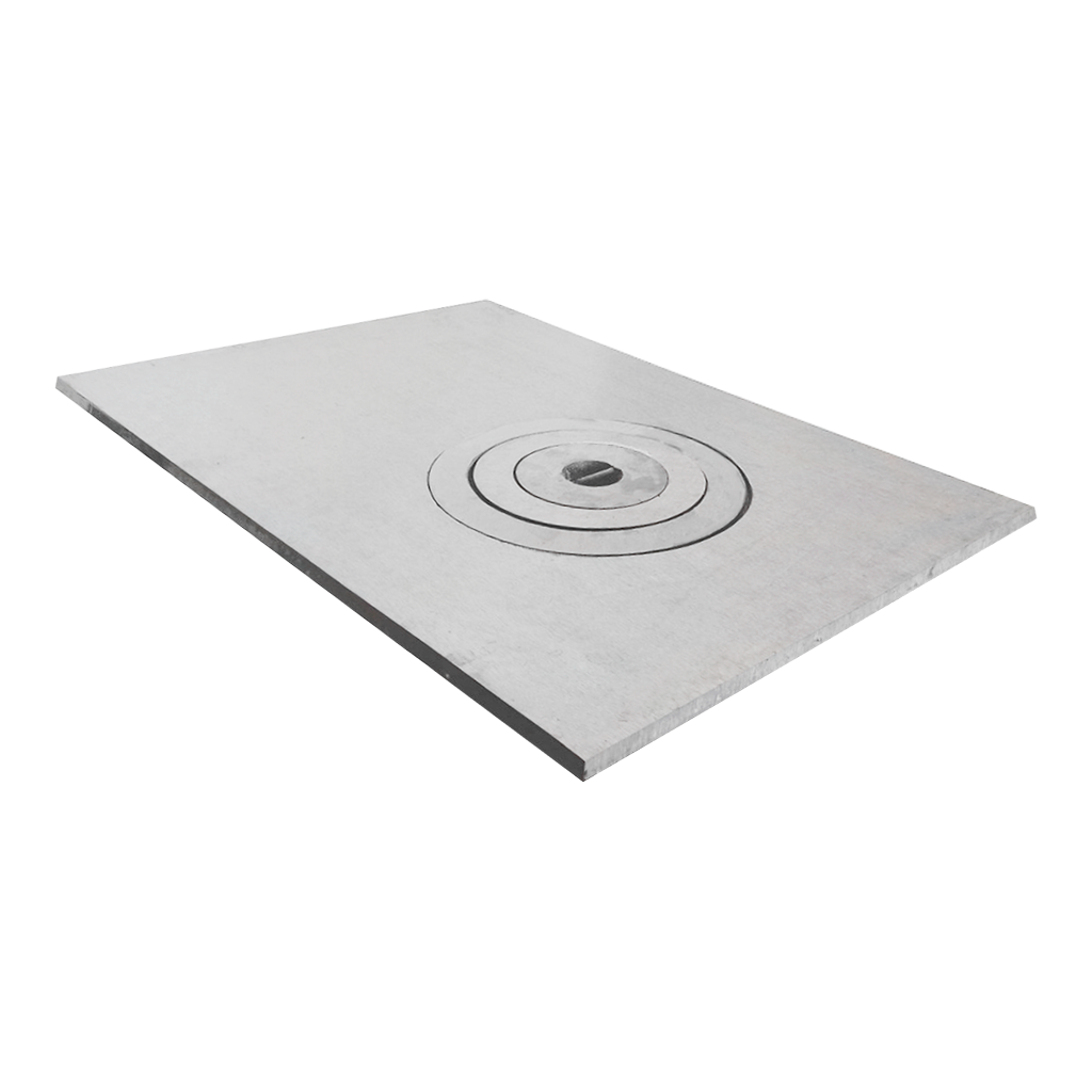 Chapa de Ferro Super Polido 1 Furo 45x75cm | MadeiraMadeira