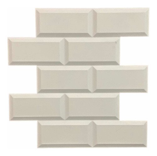 12 Placas 3d de Pvc Azulejos Tijolinho Retro Cozinha 50x50cm ...