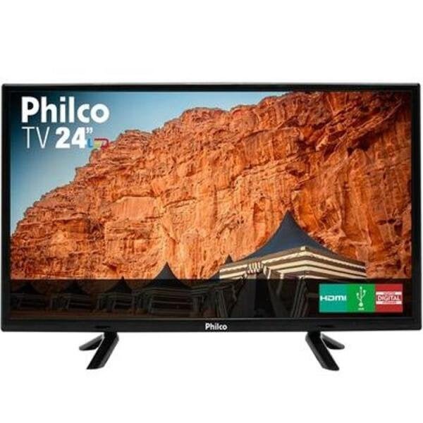 Monitor TV 24" LED (HDMI/USB) 99243043 Full Hd Preto Philco ...