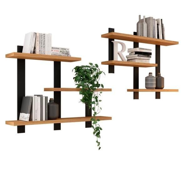 Nicho Suspenso Freijó Preto Pradel | MadeiraMadeira