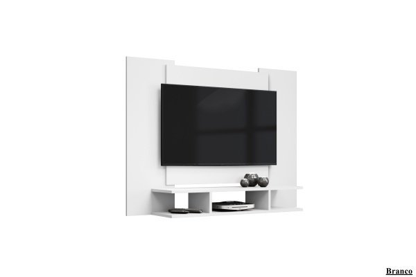Painel para TV até 50 Polegadas Belisa (Branco) | MadeiraMadeira