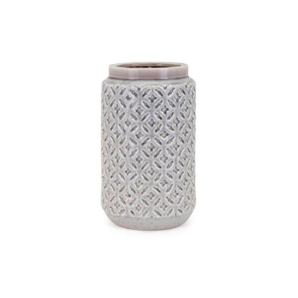 Vaso Freya Cinza Médio | MadeiraMadeira