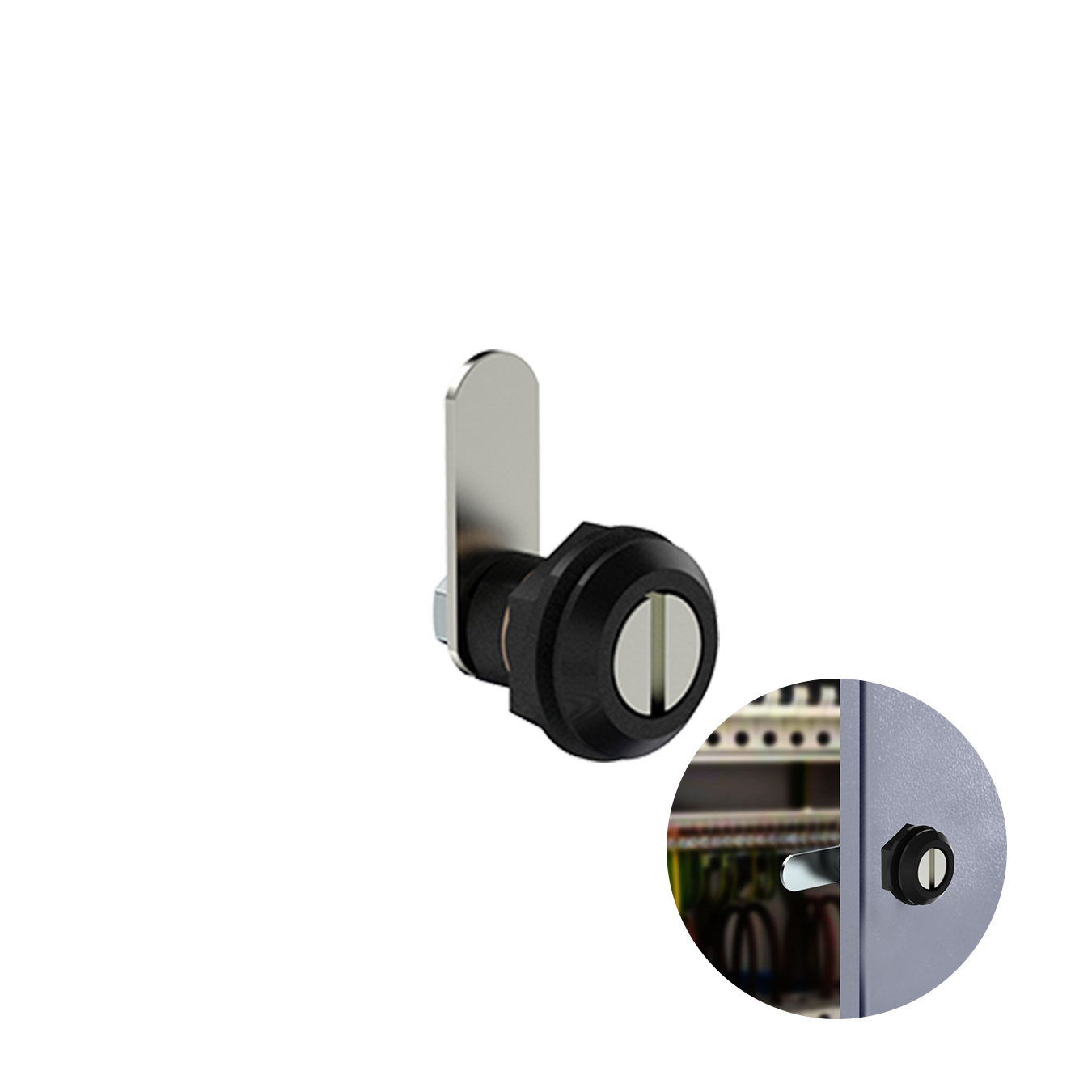 Fecho Lingueta Reta 35mm Fenda Preto | MadeiraMadeira