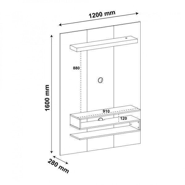 Painel para TV até 42 Polegadas Orion Artely | MadeiraMadeira