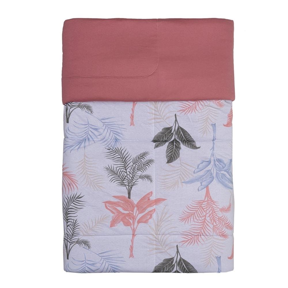 Edredom em Malha Sonhos Queen 2,20X2,40 mts estampa Tropicalia Seven ...