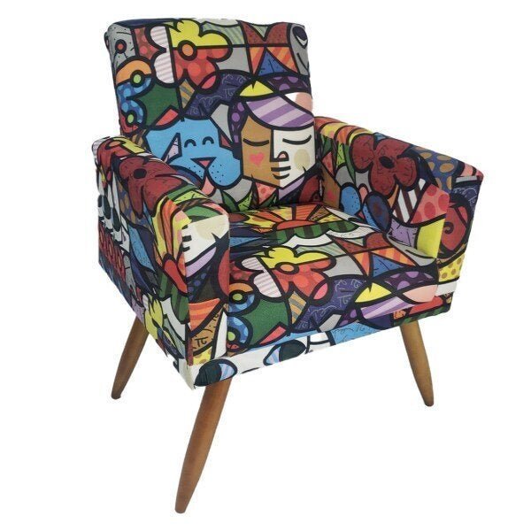 Poltrona Romero Britto Nina | MadeiraMadeira