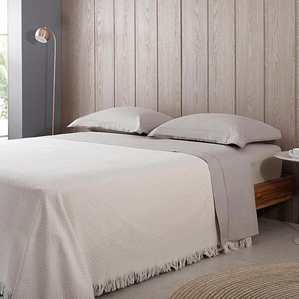 Colcha Manta Para Sofá In Design Buddemeyer Casal Franja - Bege 1497 ...