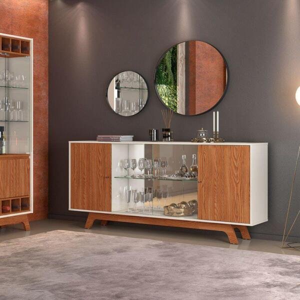 Buffet Encanto - Telha/Creme | MadeiraMadeira