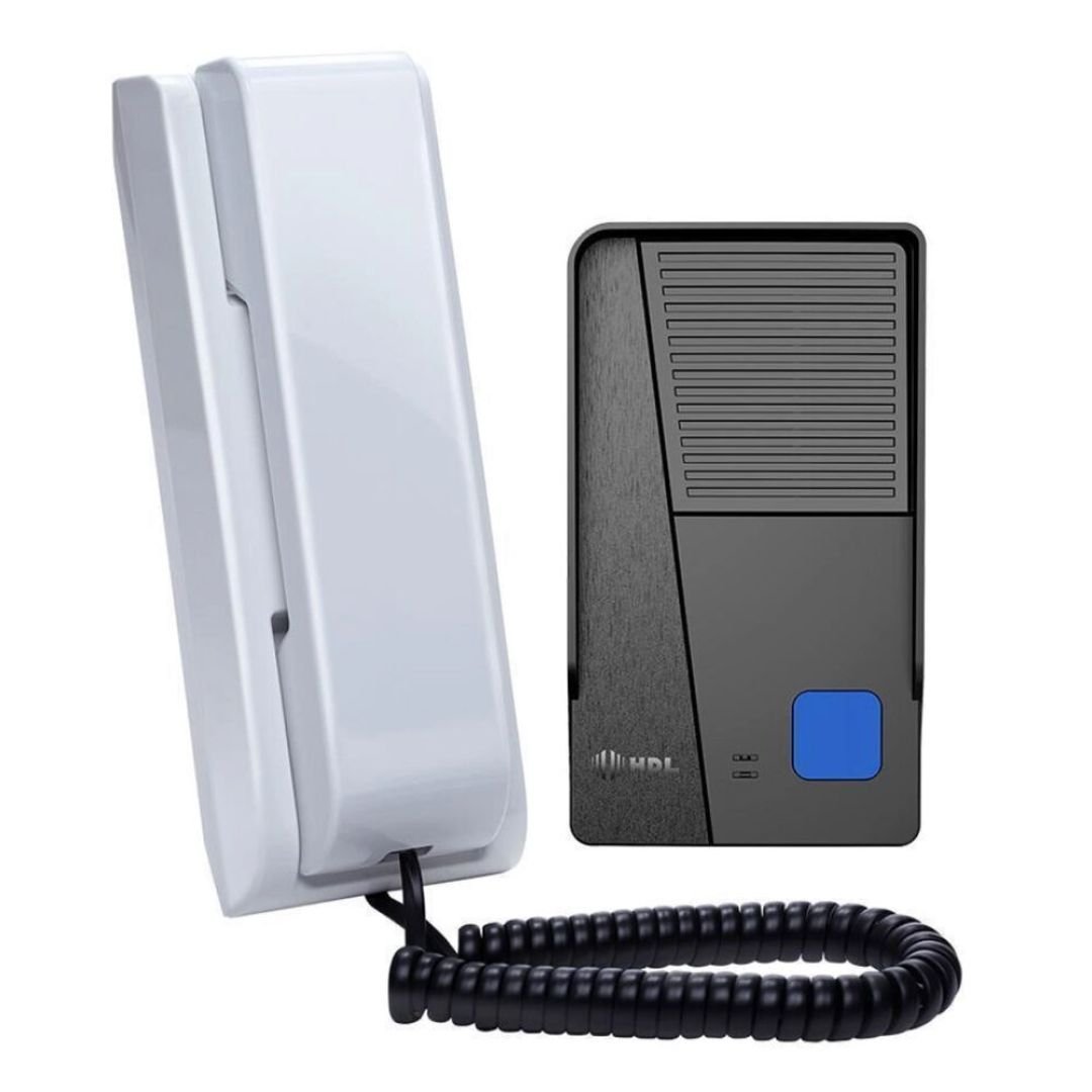 Kit Porteiro Elétrico Hdl Audio Serie Class Branco | MadeiraMadeira