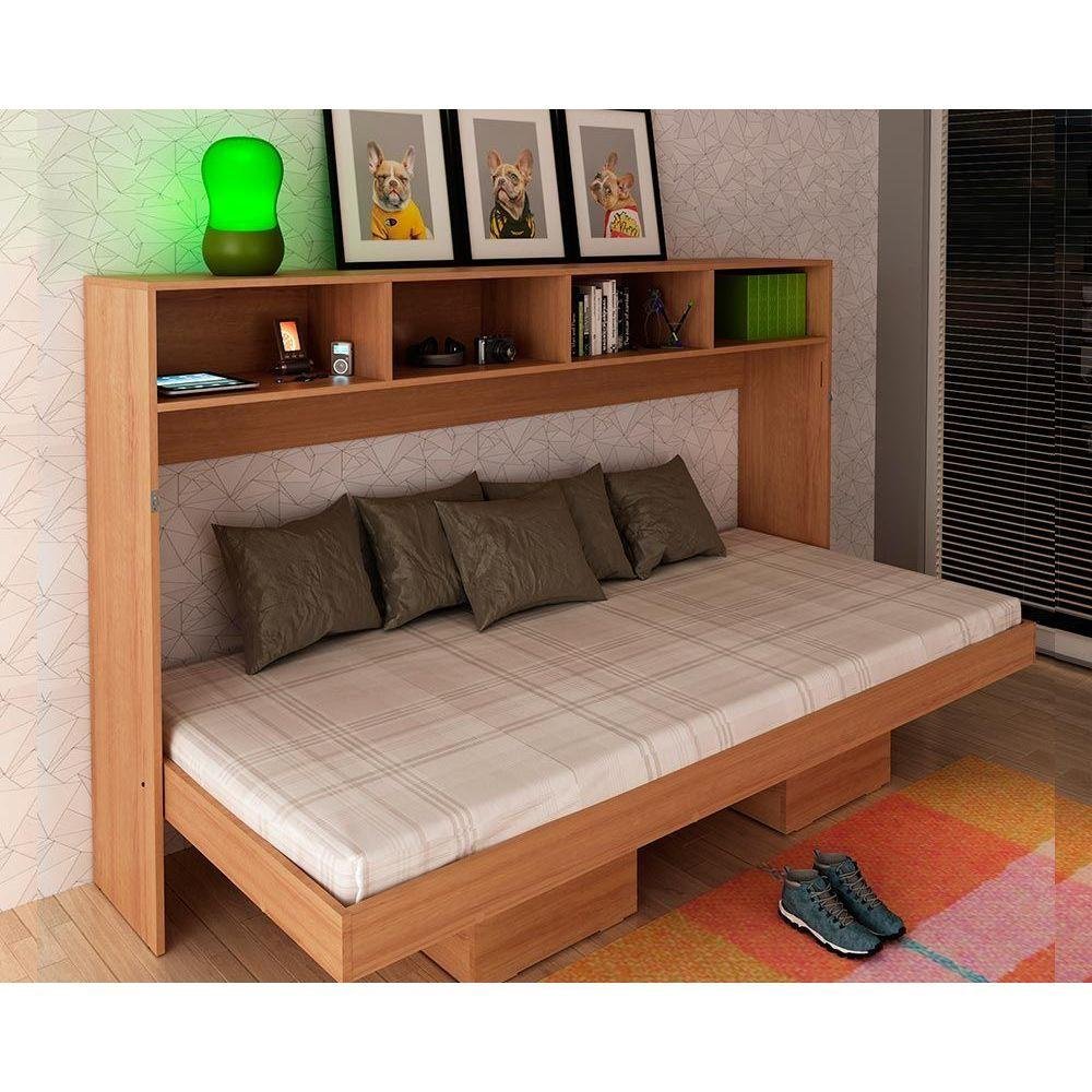 Cama Dobrável Articulada Multifuncional CM8020 Amêndoa - Tecno Mobili ...