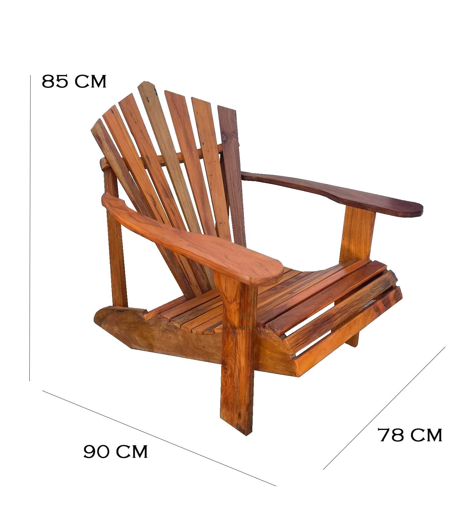 Cadeira Adirondack Jardim Piscina Pavão Madeira Demolição sala ...