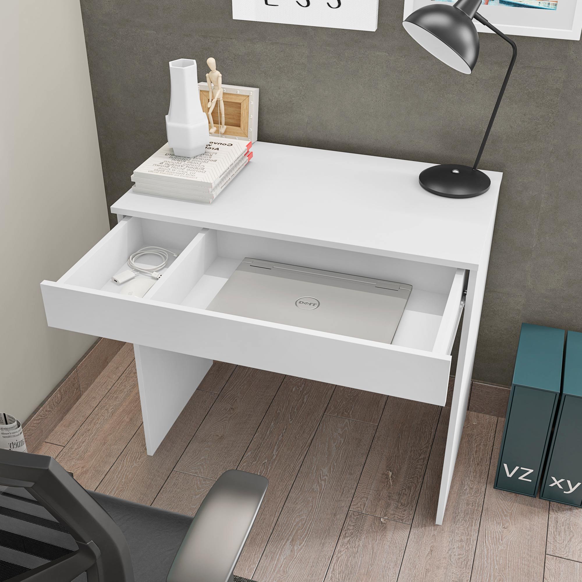 Mesa para Computador Notebook Alexia:Branco | MadeiraMadeira