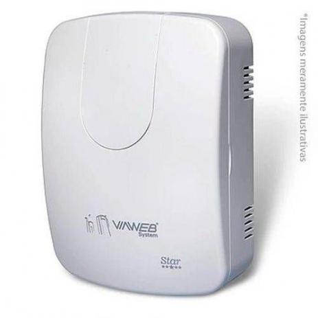 Kit Central de Alarme Vw16Z IP Star 16 Zonas com Placa e Caixa Abs Viaweb | MadeiraMadeira