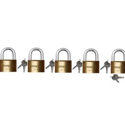 Caixa Com 5 Cadeados Pado de 40mm | MadeiraMadeira