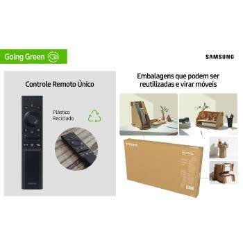 TV 55 Polegadas Samsung Crystal Smart 4K Comando Voz - Un55Au7700Gxzd ...