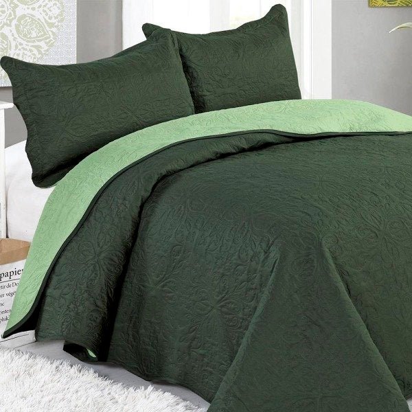 Kit Colcha King Patchwork Ultrasonic 03 Peças Márcia Musgo Realce ...