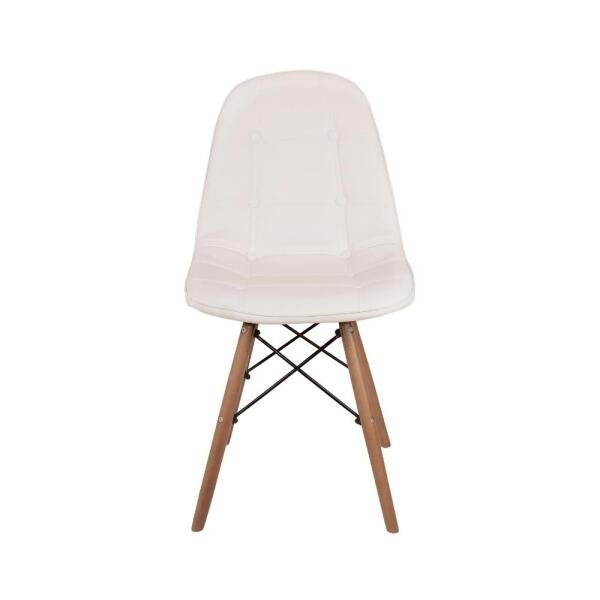 Conjunto Mesa de Jantar Luiza 80cm Branca com 2 Cadeiras Botonê ...