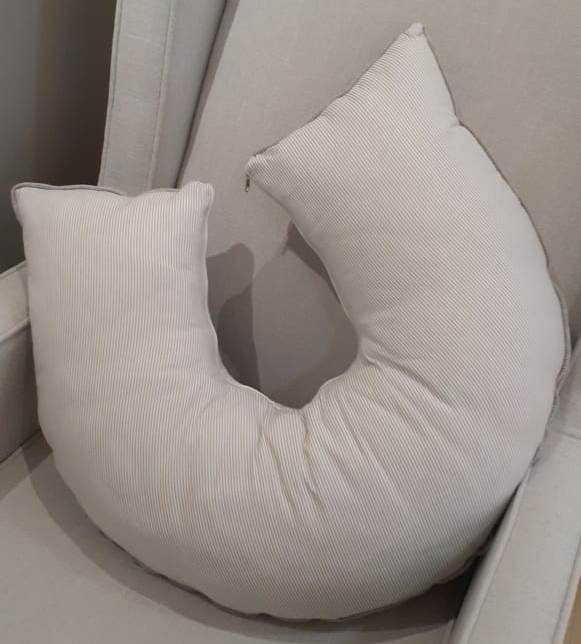 Almofada De Amamentacao Marokita Baby Cpe150 LISTRADO/CINZA UN | MadeiraMadeira