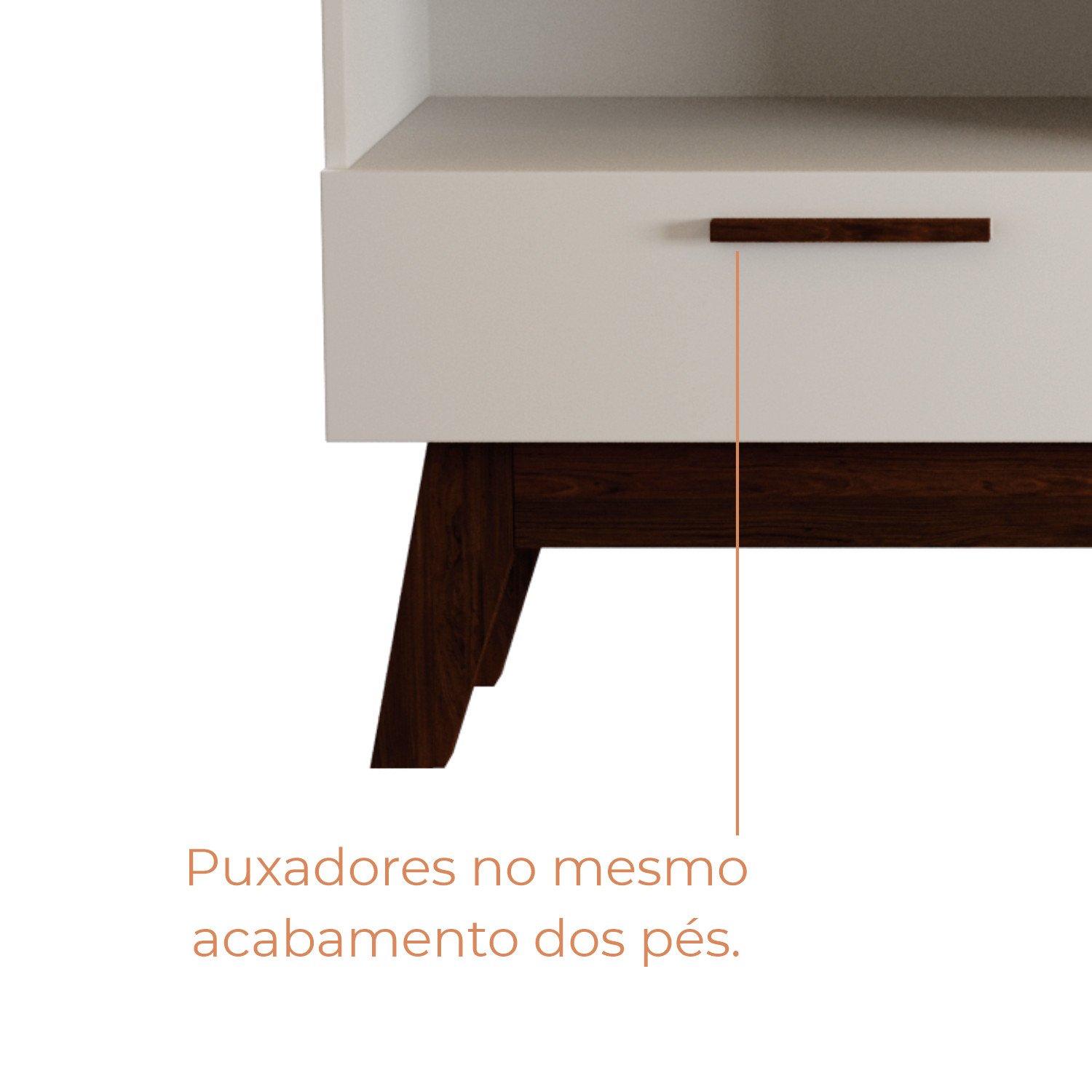 Rack para TV 55 Polegadas Lín 1 porta | MadeiraMadeira