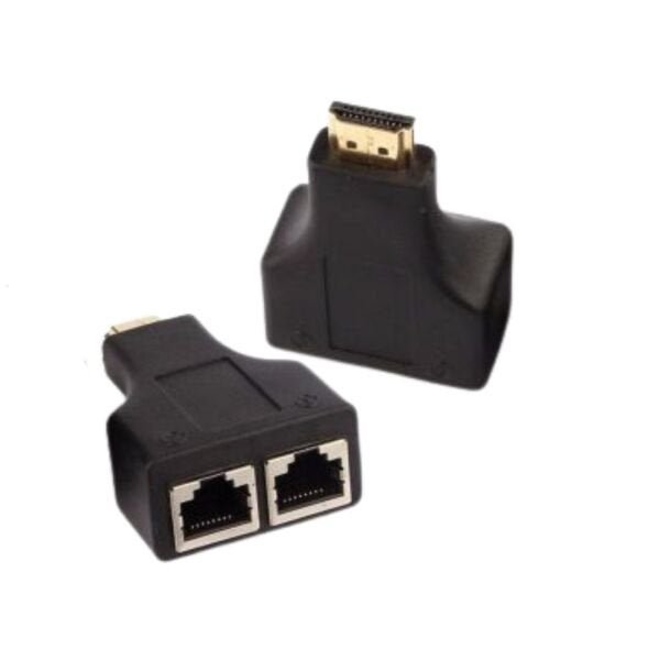 Extensor HDMI Rj45 Até 30M 2 Vias Full Hd Cat5E e Cat6 | MadeiraMadeira