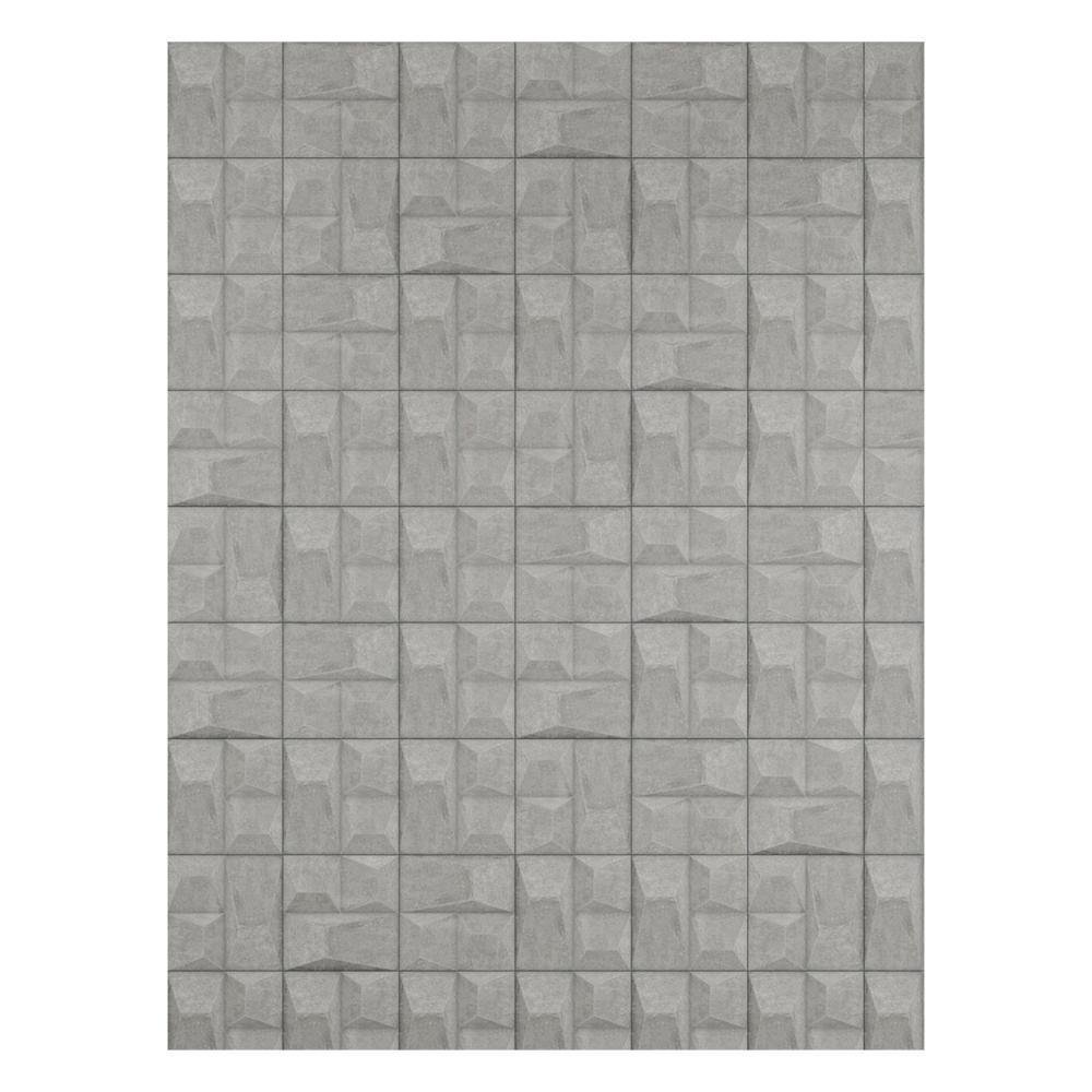 Porcelanato Natural Space Block Cinza Claro 20,1x20,1cm | MadeiraMadeira