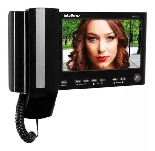Modulo Interno (monitor) para Video Porteiro Iv7000 Hs In Lcd Preto ...