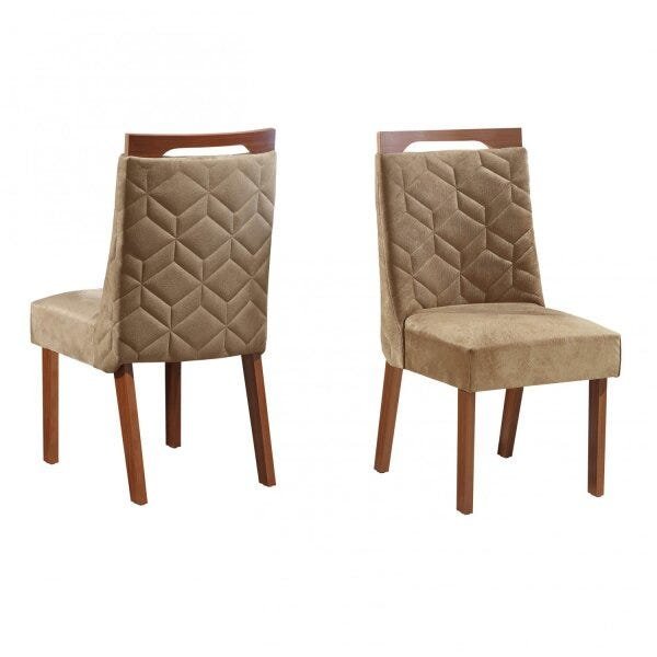 Kit 2 Cadeiras Hera Premium Espresso Móveis | MadeiraMadeira