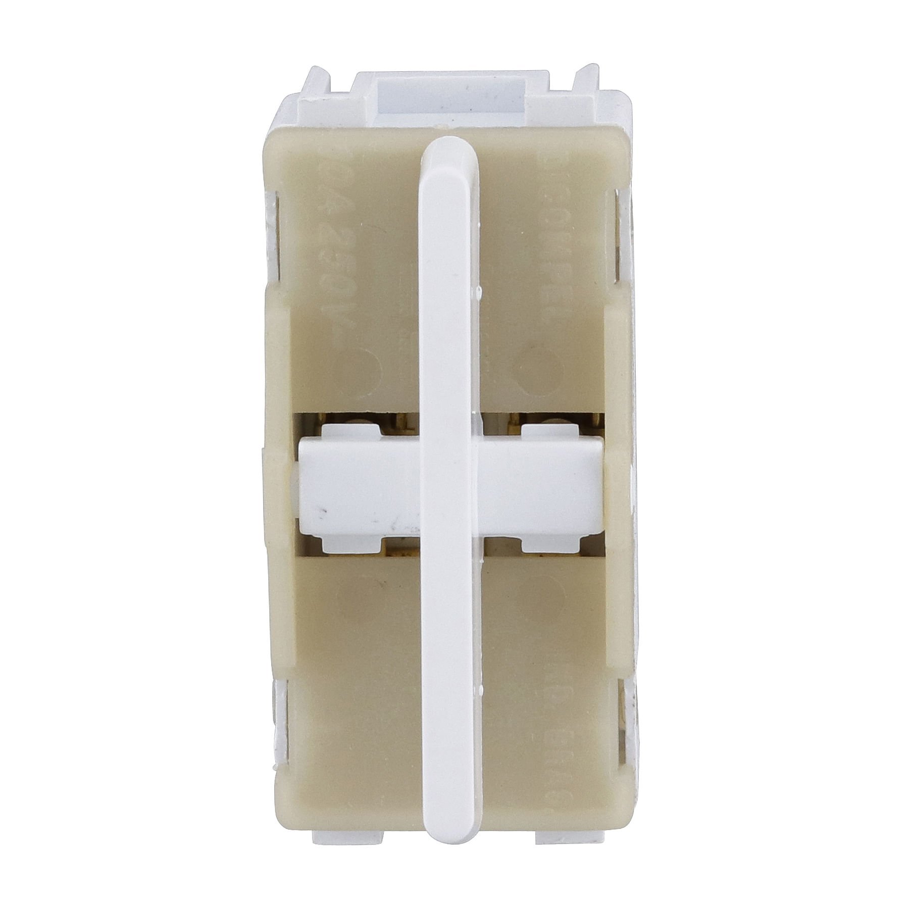 Módulo Interruptor Intermediário Branco Novara Dicompel | MadeiraMadeira