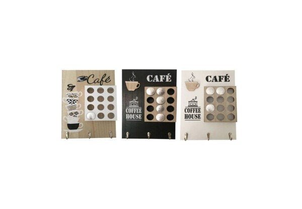 PORTA CÁPSULA DE CAFE E CHAVE INTERPONTEBRASIL | MadeiraMadeira