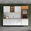 Cozinha Modulada Luana Composição 4 Aramóveis | MadeiraMadeira