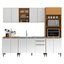 Cozinha Modulada Luana Composição 4 Aramóveis | MadeiraMadeira