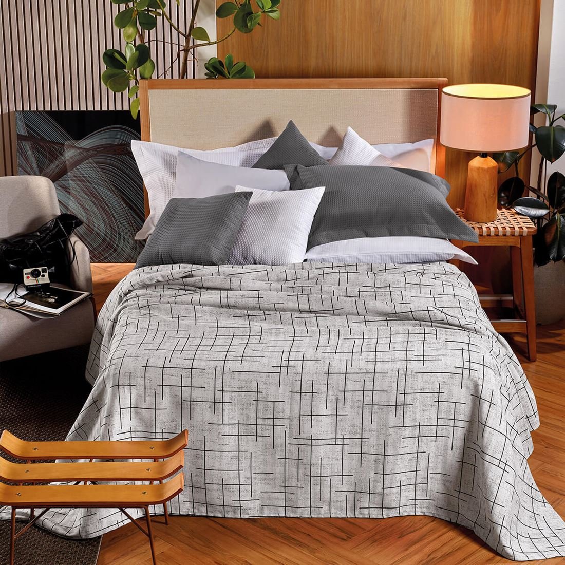 Colcha Solteiro Allegro Plus 90 Fios | MadeiraMadeira