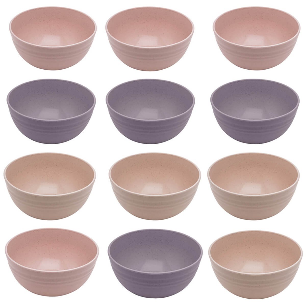 Kit 12 Cumbucas Bowl de Bambu Ecológico Sortido Sobremesa Cereais Frutas Petiscos | MadeiraMadeira