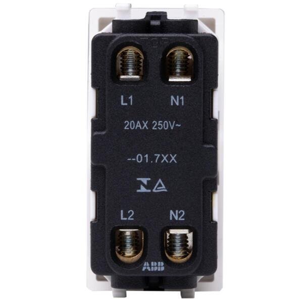 Módulo Interruptor Bipolar 20A Branco N1101.7 Bl Linha Unno | MadeiraMadeira