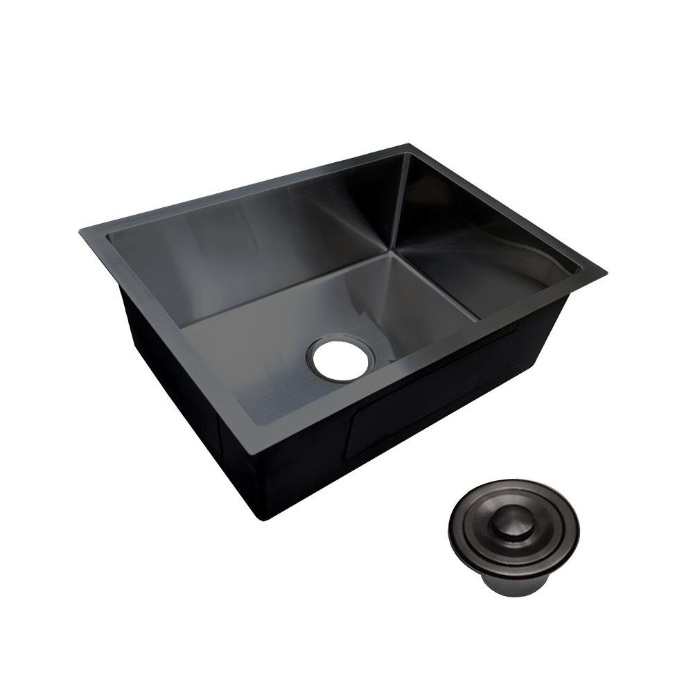 Cuba Pia Gourmet Luxo Prizi Steelbox Preta Aço Inox 201 54x4 ...