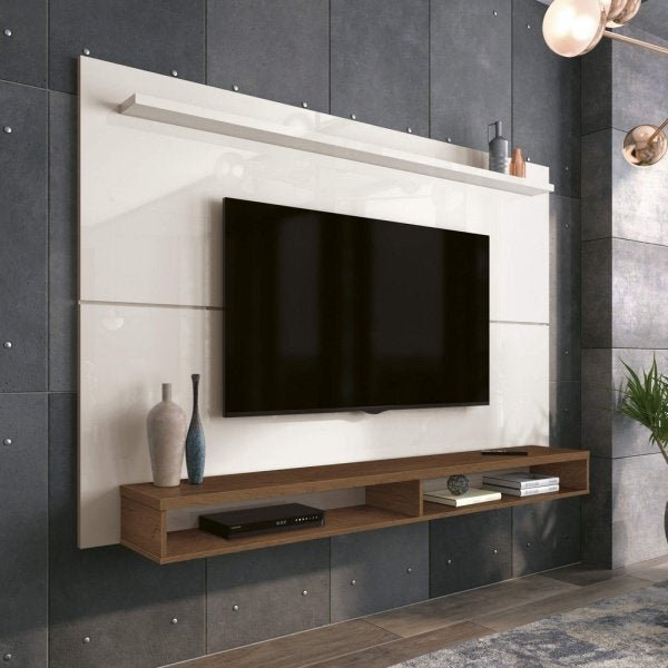Painel TV 65 Polegadas Off White - Maxi | MadeiraMadeira