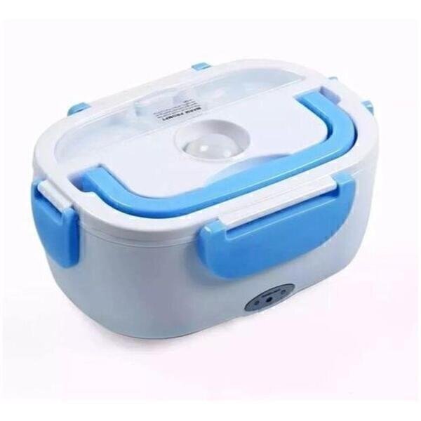 Marmita Elétrica Carro Ou Tomada 12V / 127V Azul E Branca | MadeiraMadeira