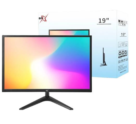 Monitor Brx 19,5 Led Hdmi Vga Dc Mbrx195bk Bivolt Preto | MadeiraMadeira