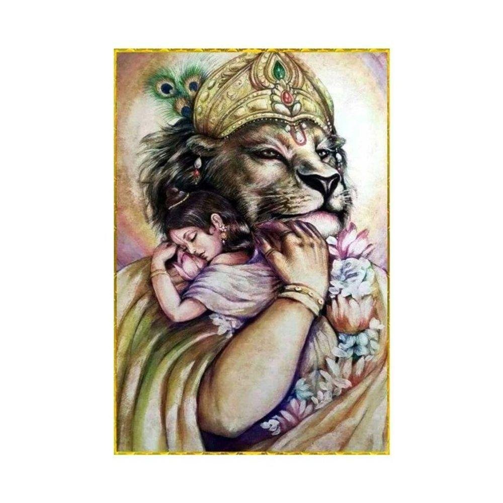 Placa Decorativa Mdf Narasimha Tamanho 20x27cm Modelo 3a | MadeiraMadeira