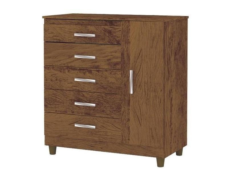 Jogo de Quarto Guarda Roupa Ideal 4pts, Estante Paris e Cômoda ...