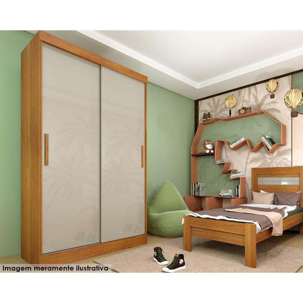 Guarda Roupa 2 Portas e 2 Gavetas Firenze Cinamomo/off White - Tcil ...