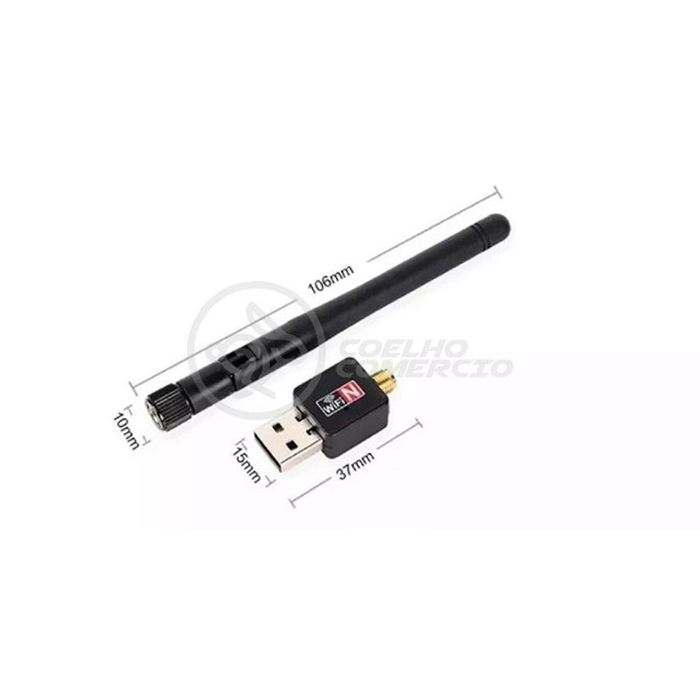 Antena Usb 2.0 Receptor de Wifi Wireless 1200mbps | MadeiraMadeira