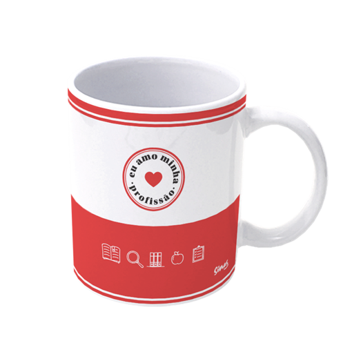 Caneca de Porcelana Profissões - Pedagogia | MadeiraMadeira