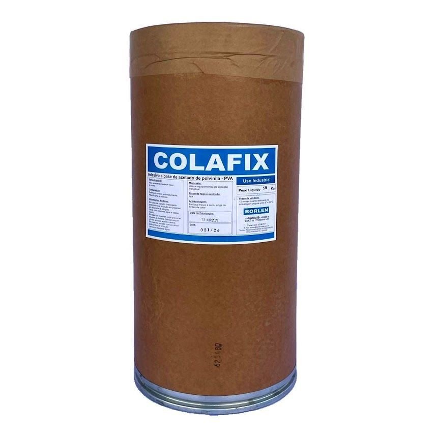 Cola Pva Branca Colafix 1102 Papel Papelão e Madeira 50kg | MadeiraMadeira