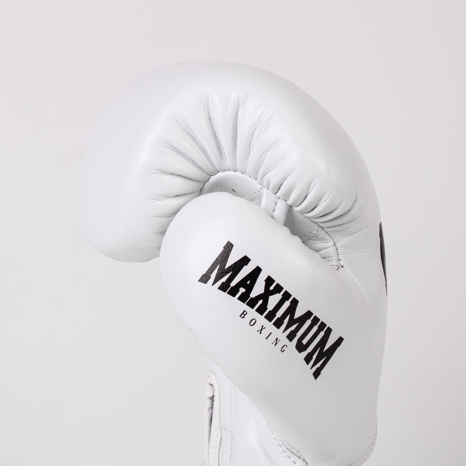 Luva De Boxe Maximum Pró Branco Maximum Boxing 12 oz | MadeiraMadeira