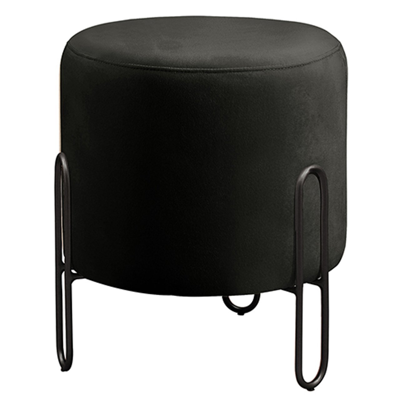 Puff Turin Preto | MadeiraMadeira